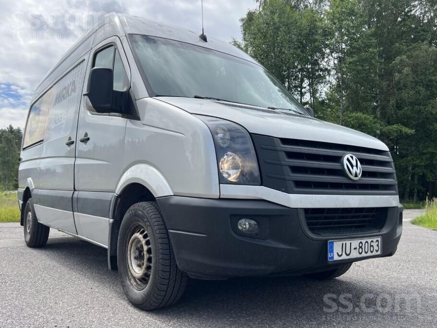 Pelēks Volkswagen Crafter 2015 Rīga, ar dzinēja tilpumu 2.00 L un nobraukumu 734 tūkst. km par 3950 €, foto 1 vietnē AUTOMOTO.COM.LV