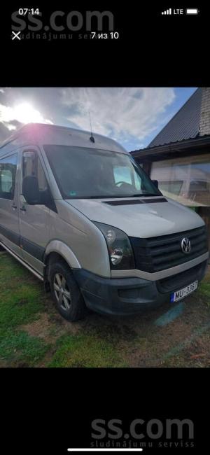 Pelēks Volkswagen Crafter 2015 Aizkraukle, ar dzinēja tilpumu 2.00 L un nobraukumu 144 tūkst. km par 10000 €, foto  vietnē AUTOMOTO.COM.LV