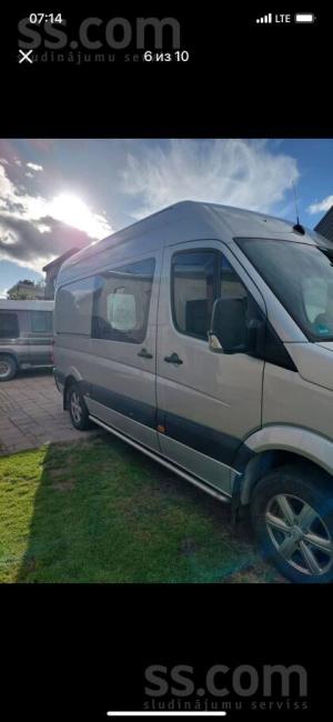 Pelēks Volkswagen Crafter 2015 Aizkraukle, ar dzinēja tilpumu 2.00 L un nobraukumu 144 tūkst. km par 10000 €, foto 3 vietnē AUTOMOTO.COM.LV