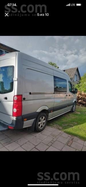 Pelēks Volkswagen Crafter 2015 Aizkraukle, ar dzinēja tilpumu 2.00 L un nobraukumu 144 tūkst. km par 10000 €, foto 4 vietnē AUTOMOTO.COM.LV