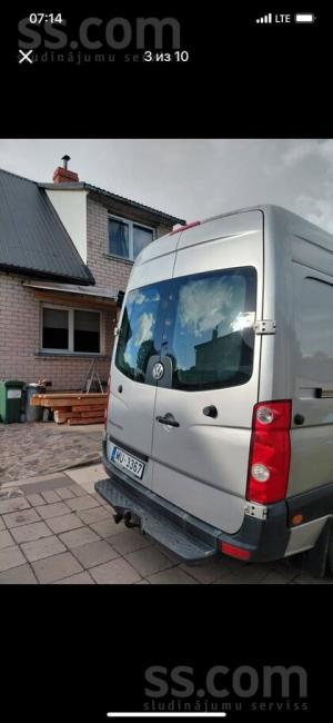 Pelēks Volkswagen Crafter 2015 Aizkraukle, ar dzinēja tilpumu 2.00 L un nobraukumu 144 tūkst. km par 10000 €, foto 6 vietnē AUTOMOTO.COM.LV