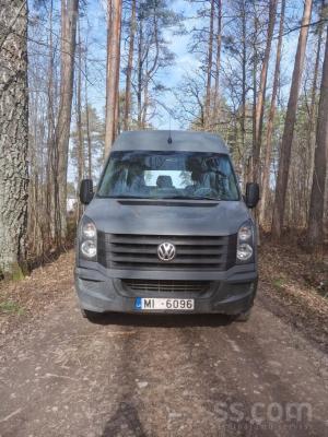 Grey Volkswagen Crafter 2016 in Riga, with an engine capacity of 2.00 L and mileage of 371 thousand km for 7000 €, photo  on AUTOMOTO.COM.LV