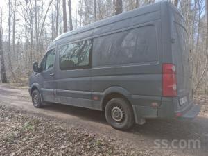 Grey Volkswagen Crafter 2016 in Riga, with an engine capacity of 2.00 L and mileage of 371 thousand km for 7000 €, photo 4 on AUTOMOTO.COM.LV