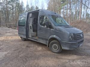 Grey Volkswagen Crafter 2016 in Riga, with an engine capacity of 2.00 L and mileage of 371 thousand km for 7000 €, photo 8 on AUTOMOTO.COM.LV
