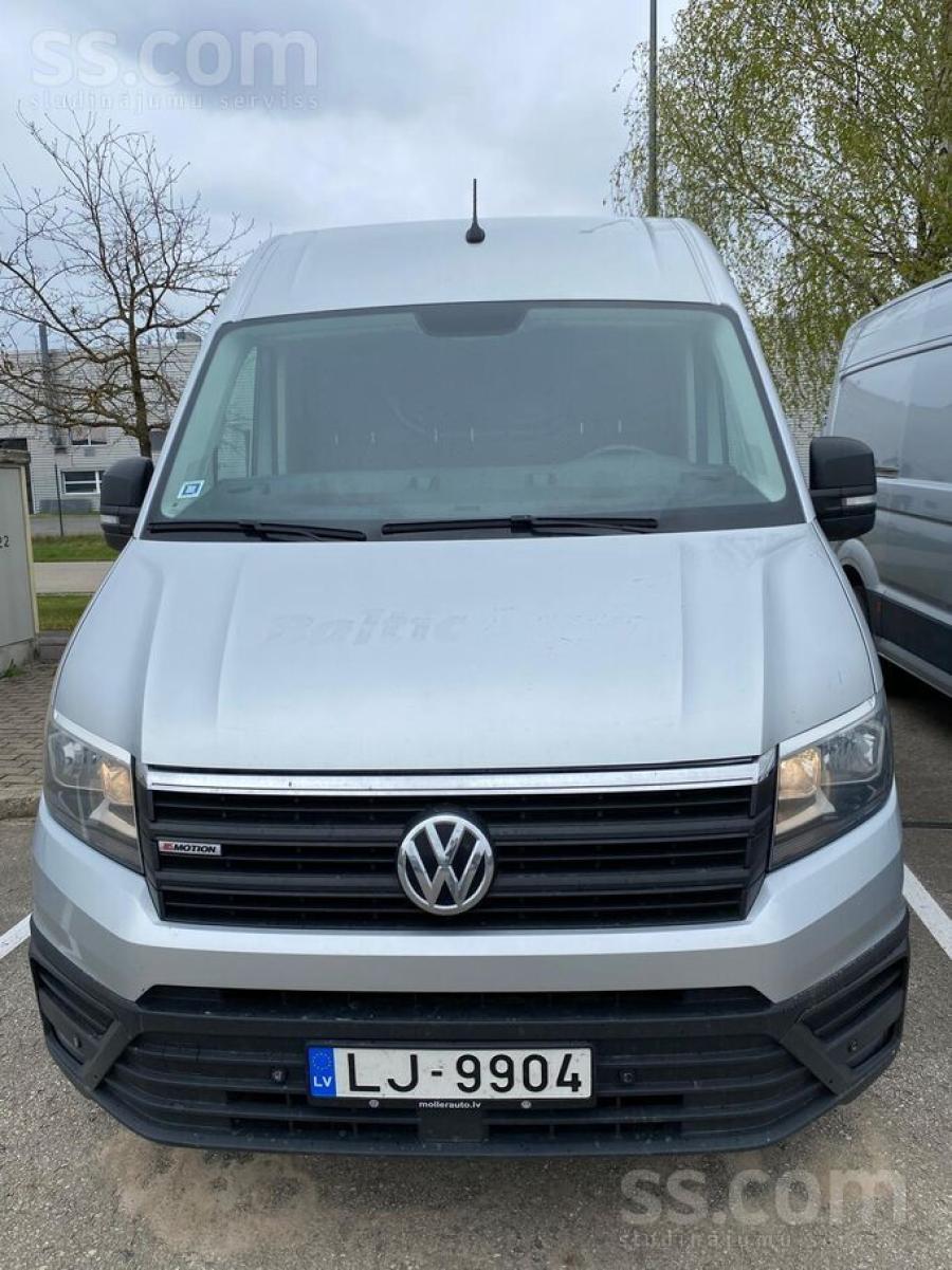 Grey Volkswagen Crafter 2018 in Riga, with an engine capacity of 2.00 L and mileage of 219 thousand km for 2700 €, photo 1 on AUTOMOTO.COM.LV