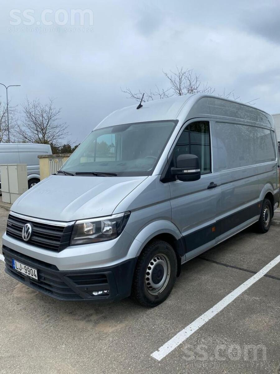 Grey Volkswagen Crafter 2018 in Riga, with an engine capacity of 2.00 L and mileage of 219 thousand km for 2700 €, photo 2 on AUTOMOTO.COM.LV