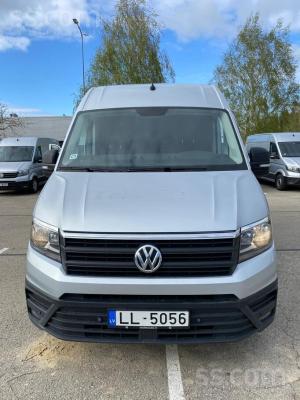 Pelēks Volkswagen Crafter 2018 Rīga, ar dzinēja tilpumu 2.00 L un nobraukumu 170 tūkst. km par 40999 €, foto 1 vietnē AUTOMOTO.COM.LV