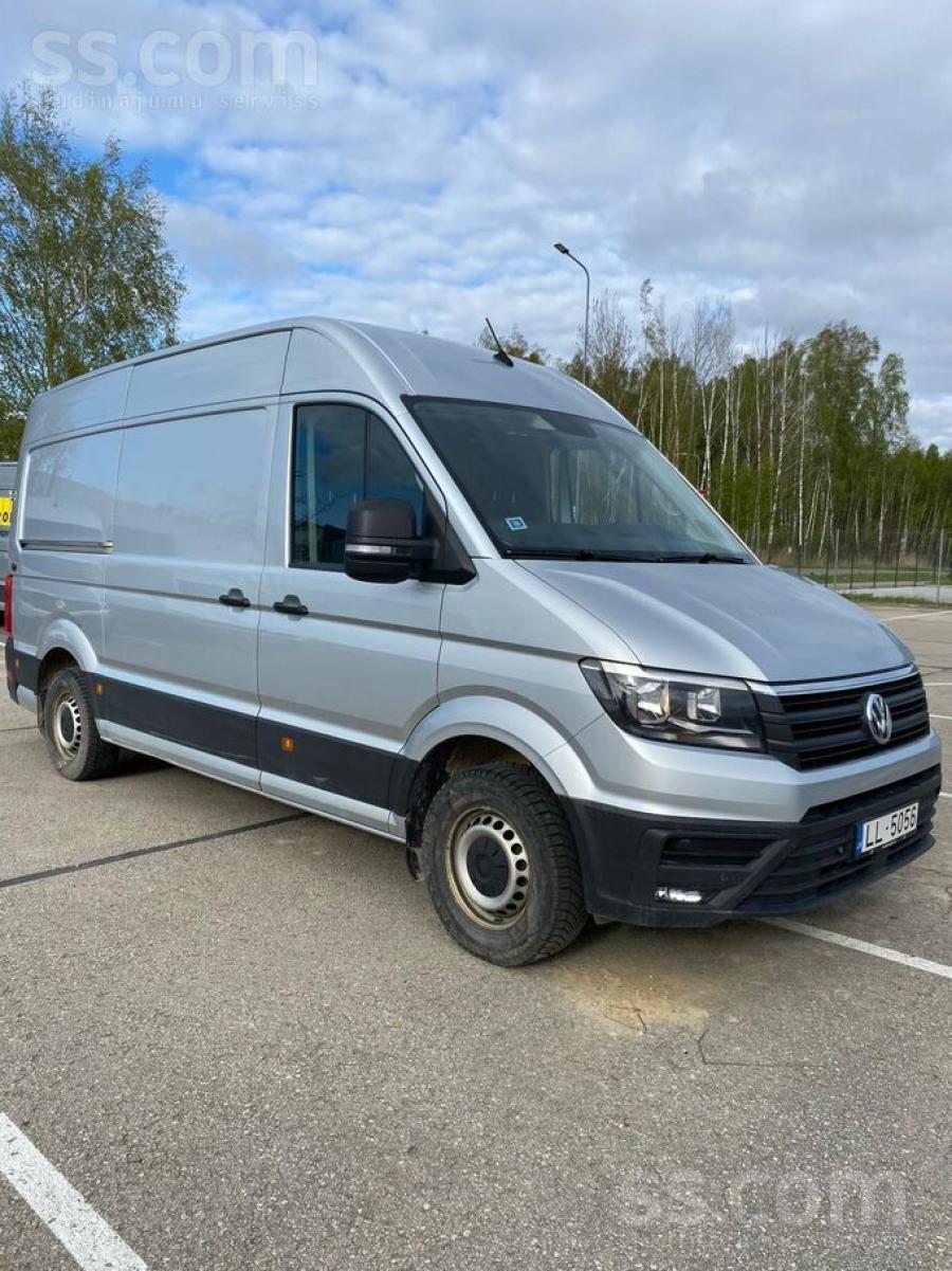 Pelēks Volkswagen Crafter 2018 Rīga, ar dzinēja tilpumu 2.00 L un nobraukumu 170 tūkst. km par 40999 €, foto 6 vietnē AUTOMOTO.COM.LV