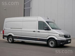 Grey Volkswagen Crafter 2021 in Riga, with an engine capacity of 2.00 L and mileage of 0 thousand km for 13700 €, photo  on AUTOMOTO.COM.LV