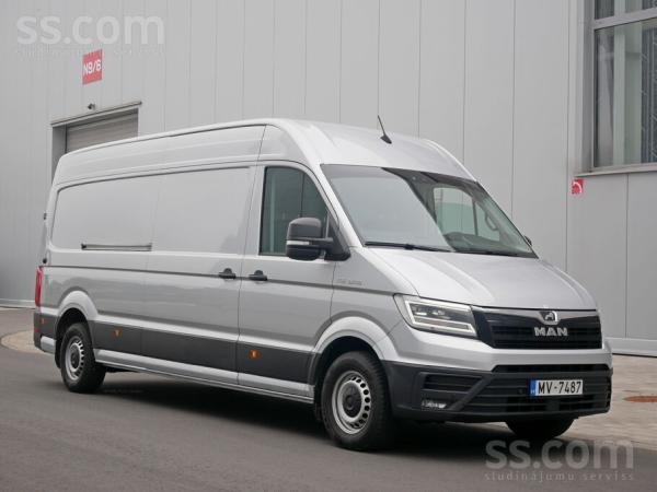 Grey Volkswagen Crafter 2021 in Riga, with an engine capacity of 2.00 L and mileage of 0 thousand km for 13700 €, photo 3 on AUTOMOTO.COM.LV