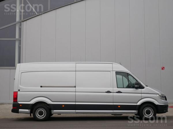 Grey Volkswagen Crafter 2021 in Riga, with an engine capacity of 2.00 L and mileage of 0 thousand km for 13700 €, photo 10 on AUTOMOTO.COM.LV