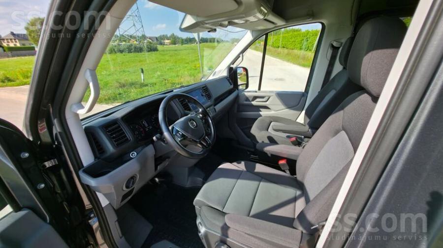 Pelēks Volkswagen Crafter 2022 Rīga, ar dzinēja tilpumu 2.00 L un nobraukumu 108 tūkst. km par 46500 €, foto 7 vietnē AUTOMOTO.COM.LV