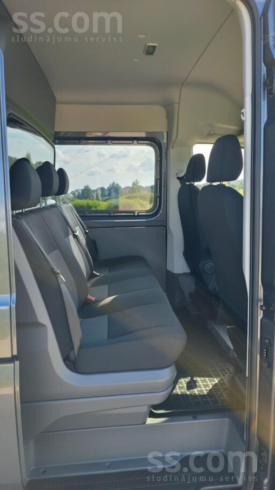 Pelēks Volkswagen Crafter 2022 Rīga, ar dzinēja tilpumu 2.00 L un nobraukumu 108 tūkst. km par 46500 €, foto 8 vietnē AUTOMOTO.COM.LV
