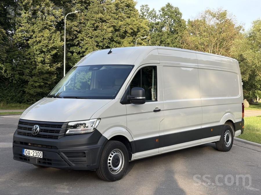 Pelēks Volkswagen Crafter 2025 Rīga, ar dzinēja tilpumu 2.00 L un nobraukumu 50 tūkst. km par 38990 €, foto 1 vietnē AUTOMOTO.COM.LV