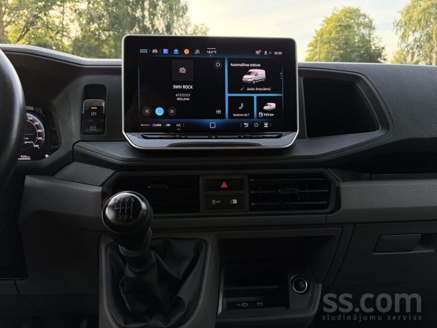 Pelēks Volkswagen Crafter 2025 Rīga, ar dzinēja tilpumu 2.00 L un nobraukumu 50 tūkst. km par 38990 €, foto 18 vietnē AUTOMOTO.COM.LV