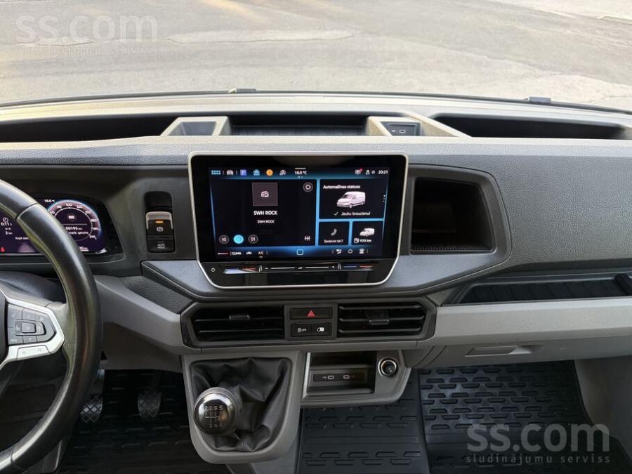 Pelēks Volkswagen Crafter 2025 Rīga, ar dzinēja tilpumu 2.00 L un nobraukumu 50 tūkst. km par 38990 €, foto 19 vietnē AUTOMOTO.COM.LV