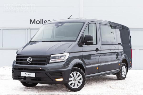 Pelēks Volkswagen Crafter 2026 Ventspils, ar dzinēja tilpumu 2.00 L un nobraukumu 10 tūkst. km par 65900 €, foto 1 vietnē AUTOMOTO.COM.LV