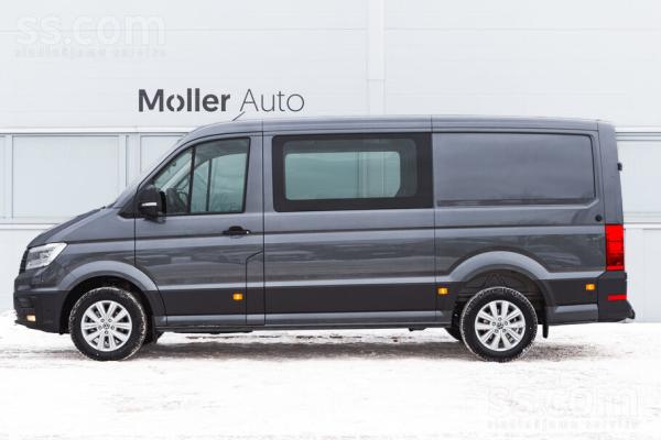 Pelēks Volkswagen Crafter 2026 Ventspils, ar dzinēja tilpumu 2.00 L un nobraukumu 10 tūkst. km par 65900 €, foto 2 vietnē AUTOMOTO.COM.LV