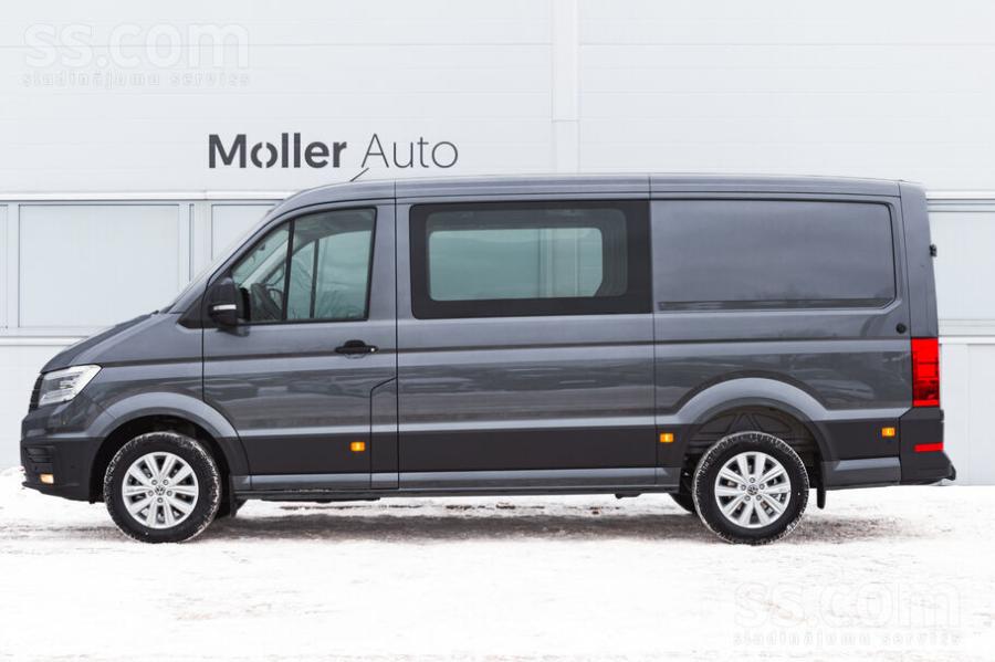 Pelēks Volkswagen Crafter 2026 Ventspils, ar dzinēja tilpumu 2.00 L un nobraukumu 10 tūkst. km par 65900 €, foto 2 vietnē AUTOMOTO.COM.LV