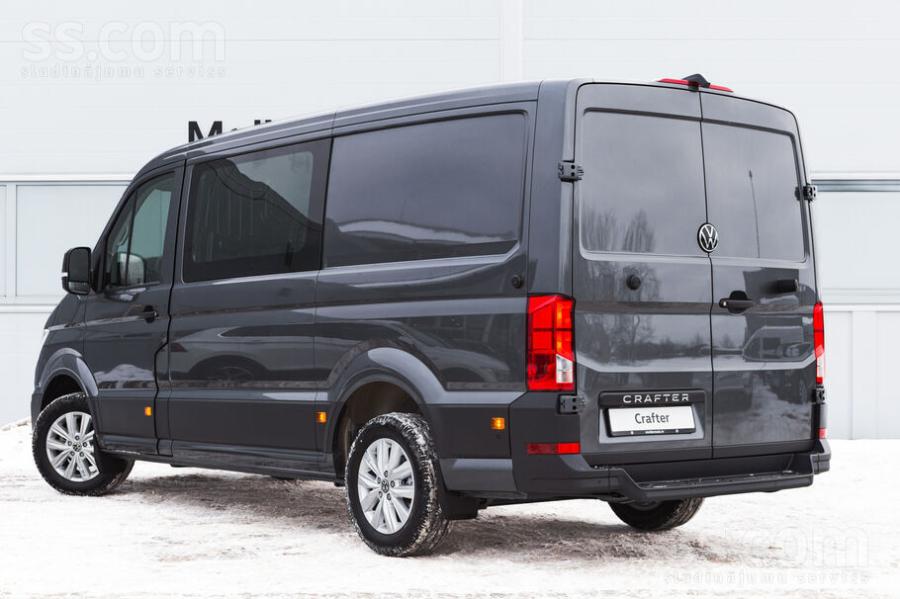 Pelēks Volkswagen Crafter 2026 Ventspils, ar dzinēja tilpumu 2.00 L un nobraukumu 10 tūkst. km par 65900 €, foto 3 vietnē AUTOMOTO.COM.LV
