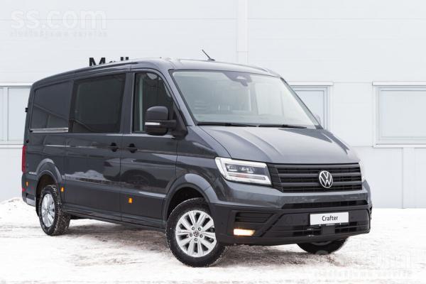Pelēks Volkswagen Crafter 2026 Ventspils, ar dzinēja tilpumu 2.00 L un nobraukumu 10 tūkst. km par 65900 €, foto 7 vietnē AUTOMOTO.COM.LV