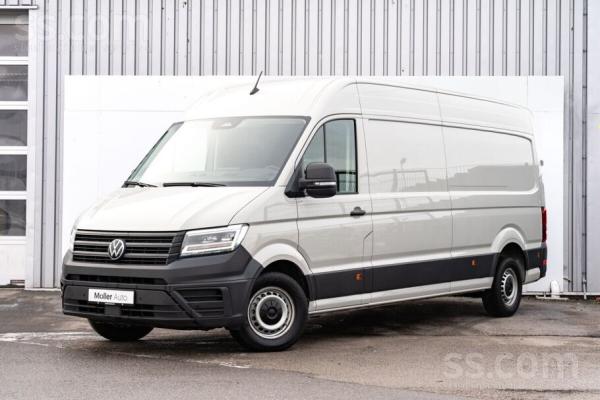 Grey Volkswagen Crafter 2025 in Riga, with an engine capacity of 2.00 L and mileage of 31 thousand km for 39000 €, photo 1 on AUTOMOTO.COM.LV