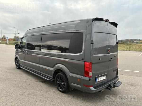 Grey Volkswagen Crafter 2023 in Riga, with an engine capacity of 2.00 L and mileage of 44 thousand km for 60000 €, photo 6 on AUTOMOTO.COM.LV