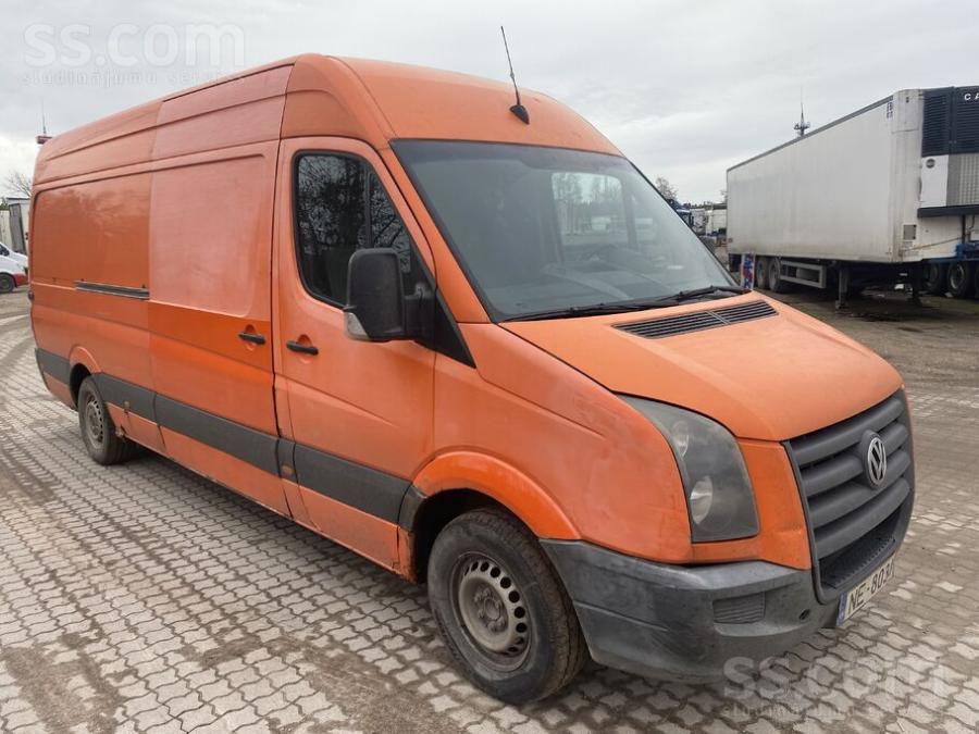Orange Volkswagen Crafter 2009 in Riga, with an engine capacity of 2.50 L and mileage of 380 thousand km for 1900 €, photo 3 on AUTOMOTO.COM.LV