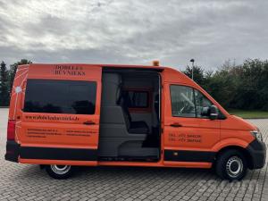 Orange Volkswagen Crafter 2017 in Dobele, with an engine capacity of 2.00 L and mileage of 128 thousand km for 19965 €, photo 6 on AUTOMOTO.COM.LV