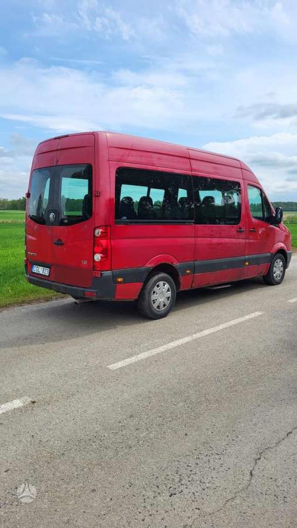 Sarkans Volkswagen Crafter 2006 Panevēža, ar dzinēja tilpumu 2.50 L un nobraukumu 353 tūkst. km par 3400 €, foto 6 vietnē AUTOMOTO.COM.LV