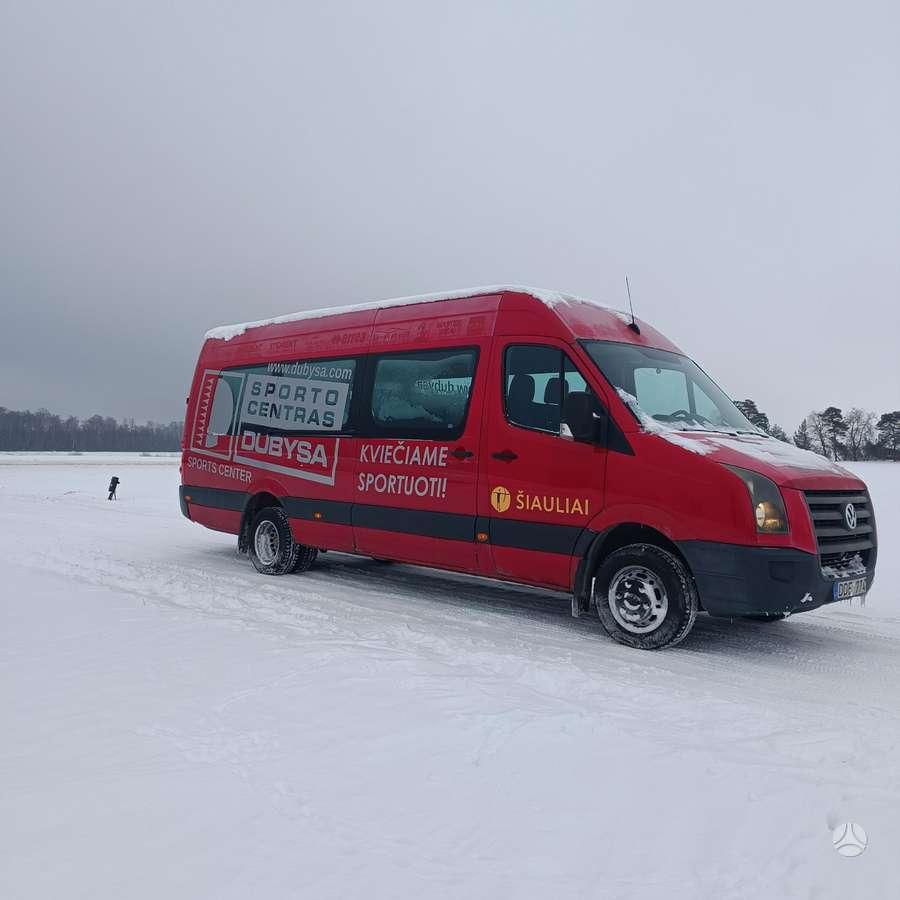 Red Volkswagen Crafter 2007 in Panevezys, with an engine capacity of 2.46 L and mileage of 490 thousand km for 4300 €, photo 1 on AUTOMOTO.COM.LV