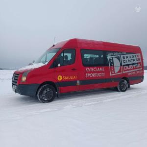 Red Volkswagen Crafter 2007 in Panevezys, with an engine capacity of 2.46 L and mileage of 490 thousand km for 4300 €, photo 2 on AUTOMOTO.COM.LV