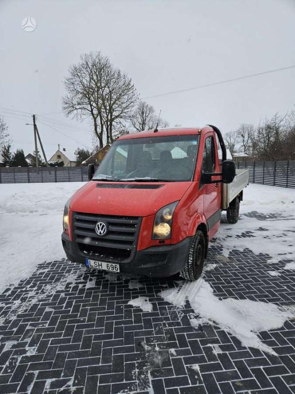 Sarkans Volkswagen Crafter 2008 Prienai, ar dzinēja tilpumu 2.50 L un nobraukumu 443 tūkst. km par 4800 €, foto 1 vietnē AUTOMOTO.COM.LV