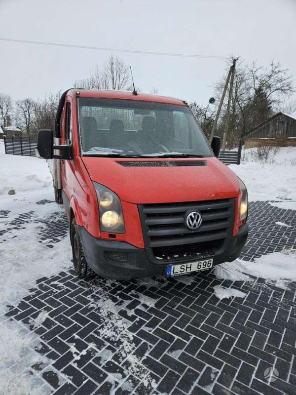 Sarkans Volkswagen Crafter 2008 Prienai, ar dzinēja tilpumu 2.50 L un nobraukumu 443 tūkst. km par 4800 €, foto 2 vietnē AUTOMOTO.COM.LV