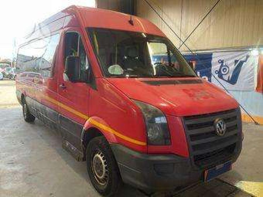 Sarkans Volkswagen Crafter 2010 Tauragė, ar dzinēja tilpumu 2.46 L un nobraukumu 611 tūkst. km par 3800 €, foto 3 vietnē AUTOMOTO.COM.LV