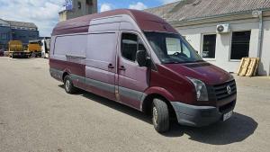 Sarkans Volkswagen Crafter 2012 Kauņa, ar dzinēja tilpumu 1.97 L un nobraukumu 405 tūkst. km par 8800 €, foto 9 vietnē AUTOMOTO.COM.LV