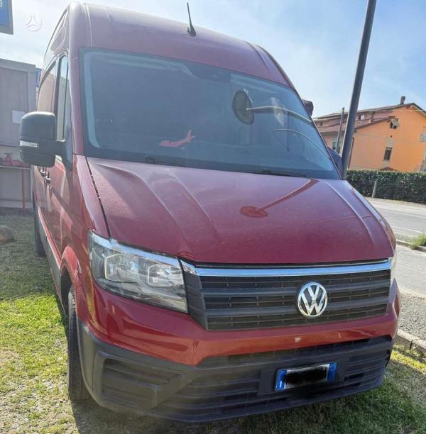 Sarkans Volkswagen Crafter 2018 Panevēža, ar dzinēja tilpumu 0.00 L un nobraukumu 143 tūkst. km par 6800 €, foto 1 vietnē AUTOMOTO.COM.LV