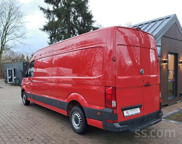 Red Volkswagen Crafter 2020 in Riga, with an engine capacity of 2.00 L and mileage of 0 thousand km for 20449 €, photo 2 on AUTOMOTO.COM.LV