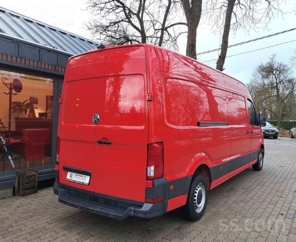 Red Volkswagen Crafter 2020 in Riga, with an engine capacity of 2.00 L and mileage of 0 thousand km for 20449 €, photo 4 on AUTOMOTO.COM.LV