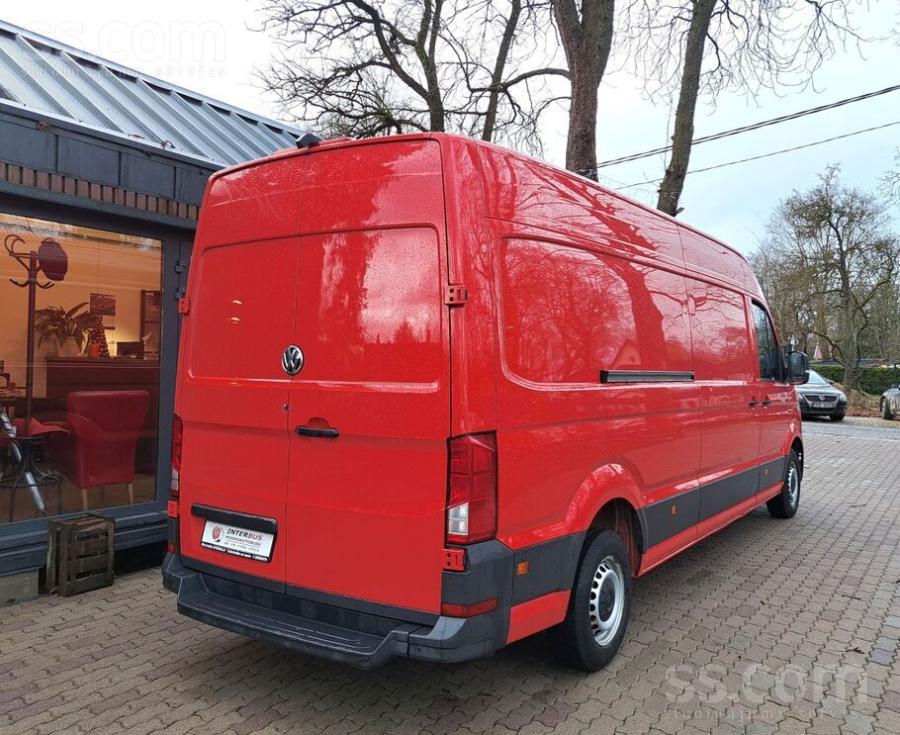 Red Volkswagen Crafter 2020 in Riga, with an engine capacity of 2.00 L and mileage of 0 thousand km for 20449 €, photo 4 on AUTOMOTO.COM.LV