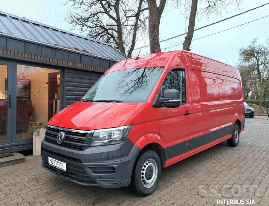 Red Volkswagen Crafter 2020 in Riga, with an engine capacity of 2.00 L and mileage of 0 thousand km for 20449 €, photo 9 on AUTOMOTO.COM.LV