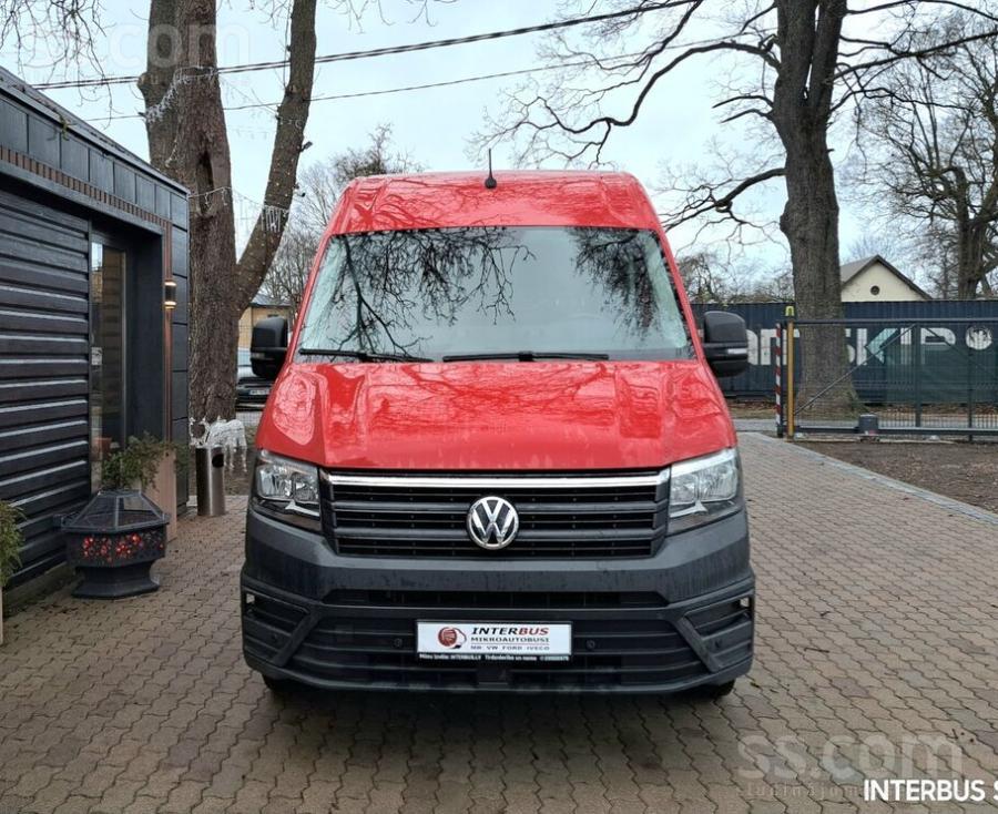 Red Volkswagen Crafter 2020 in Riga, with an engine capacity of 2.00 L and mileage of 0 thousand km for 20449 €, photo 12 on AUTOMOTO.COM.LV