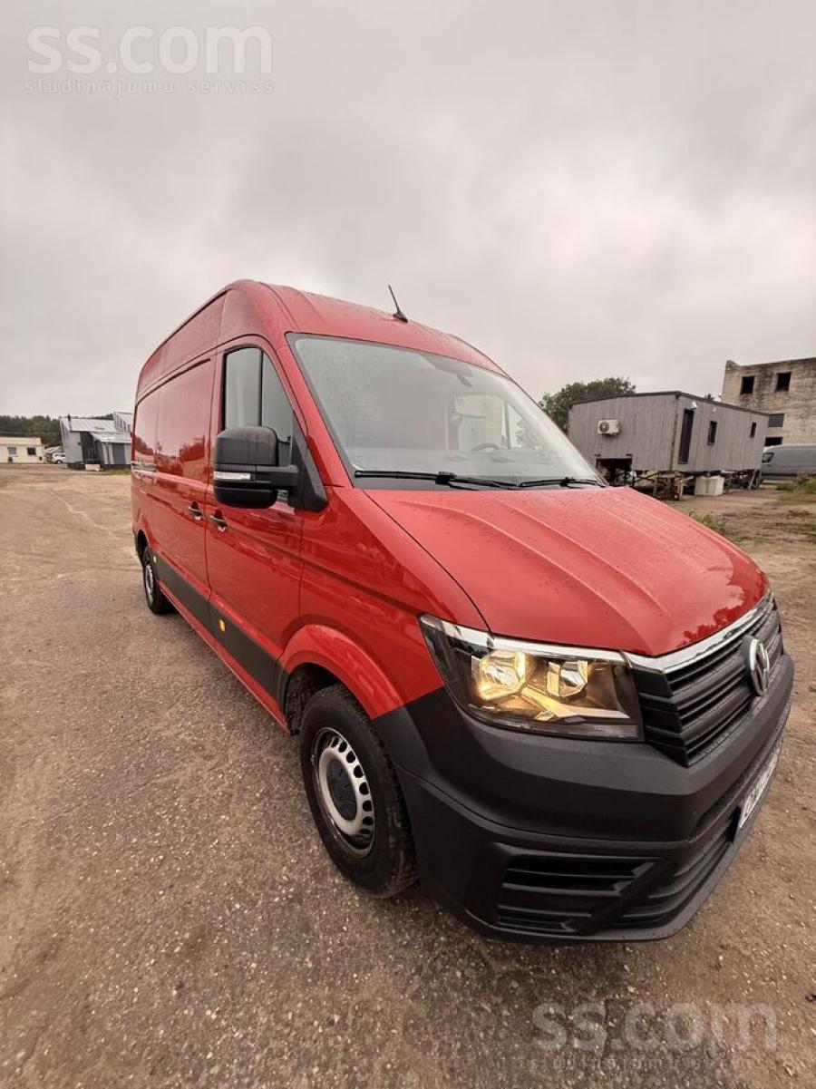 Sarkans Volkswagen Crafter 2023 Rīga, ar dzinēja tilpumu 2.00 L un nobraukumu 24 tūkst. km par 33800 €, foto 3 vietnē AUTOMOTO.COM.LV