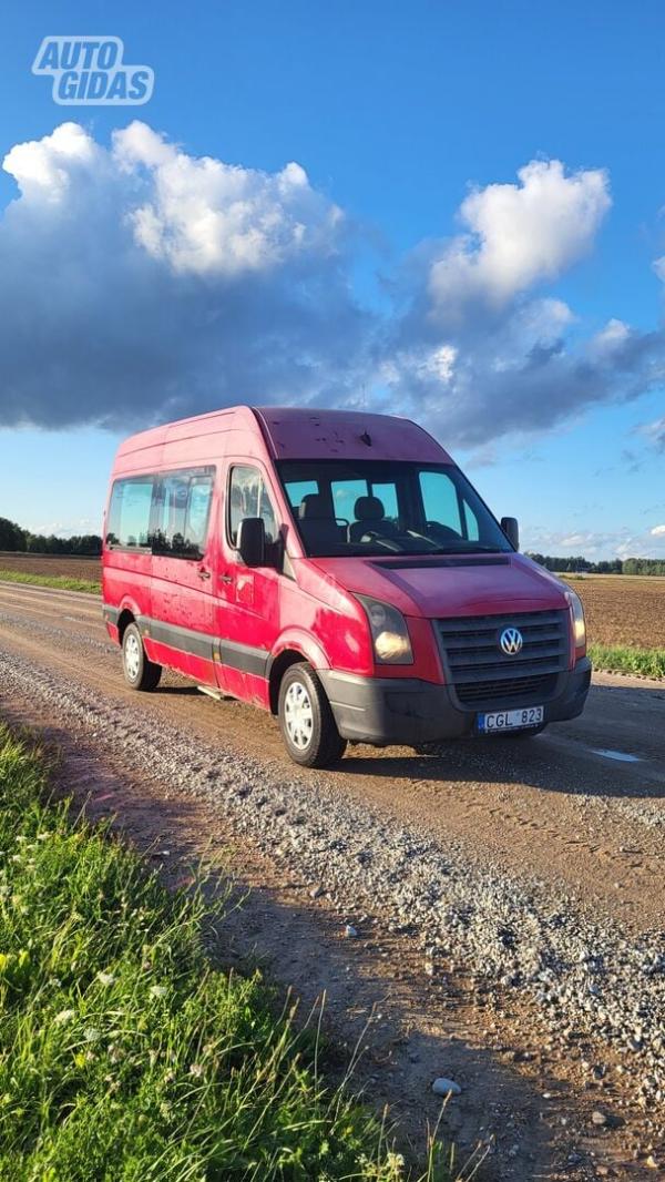 Red Volkswagen Crafter 2006 in Panevezys, with an engine capacity of 2.50 L and mileage of 352 thousand km for 2800 €, photo 3 on AUTOMOTO.COM.LV