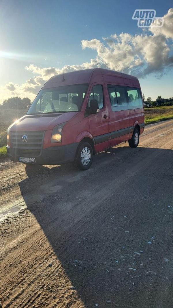 Red Volkswagen Crafter 2006 in Panevezys, with an engine capacity of 2.50 L and mileage of 352 thousand km for 2800 €, photo 4 on AUTOMOTO.COM.LV