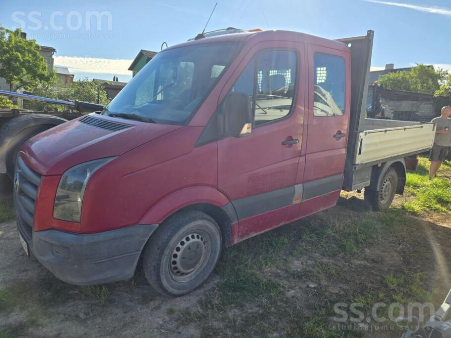 Sarkans Volkswagen Crafter 2008 Valmiera, ar dzinēja tilpumu 2.50 L un nobraukumu 0 tūkst. km par 6995 €, foto 2 vietnē AUTOMOTO.COM.LV