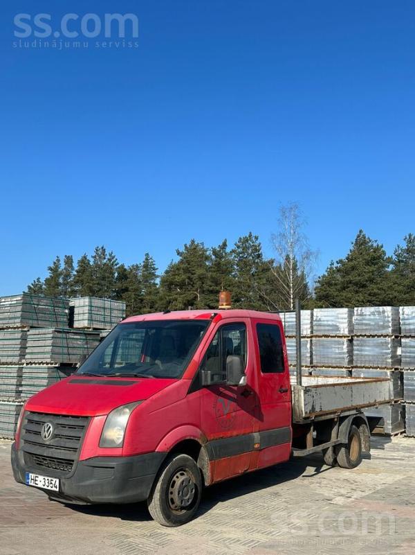 Sarkans Volkswagen Crafter 2008 Rīga, ar dzinēja tilpumu 2.50 L un nobraukumu 328 tūkst. km par 2800 €, foto 1 vietnē AUTOMOTO.COM.LV