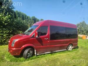 Red Volkswagen Crafter 2008 in Riga, with an engine capacity of 2.50 L and mileage of 233 thousand km for 10900 €, photo  on AUTOMOTO.COM.LV