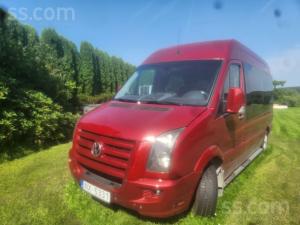 Red Volkswagen Crafter 2008 in Riga, with an engine capacity of 2.50 L and mileage of 233 thousand km for 10900 €, photo 10 on AUTOMOTO.COM.LV