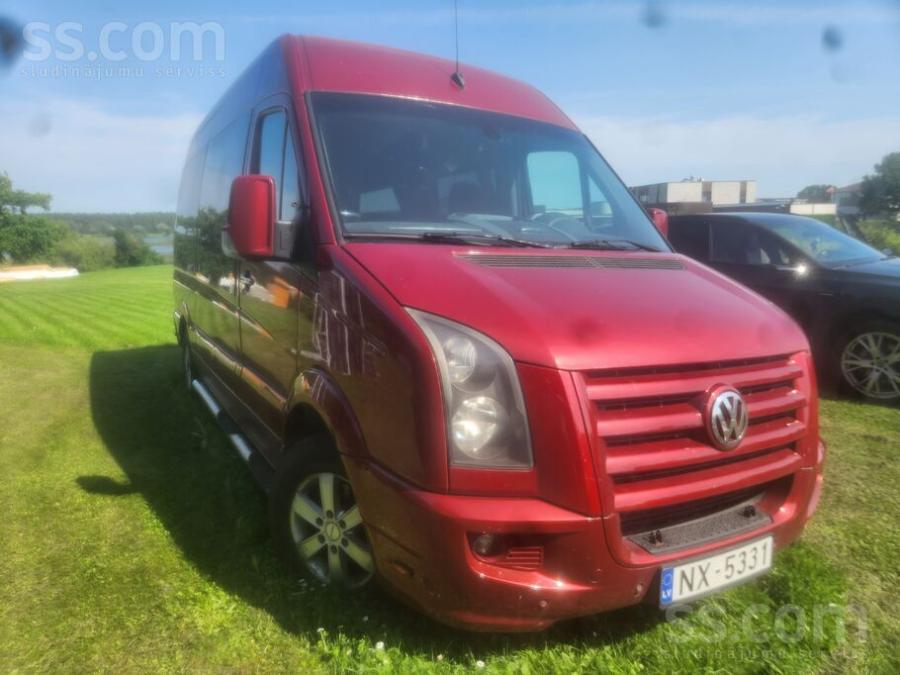 Red Volkswagen Crafter 2008 in Riga, with an engine capacity of 2.50 L and mileage of 233 thousand km for 10900 €, photo 11 on AUTOMOTO.COM.LV